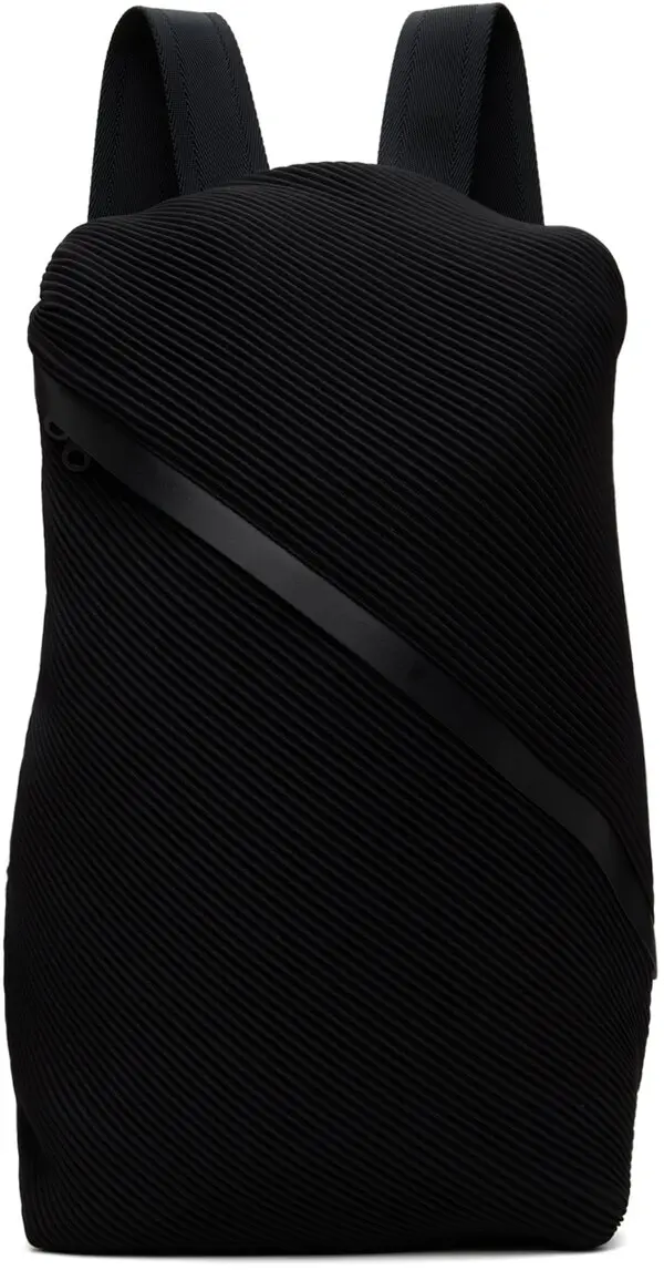 Issey Miyake Bias Pleats Backpack - 15 Black | Editorialist